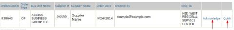 PO Acknowledgement | ABG Supplier Portal